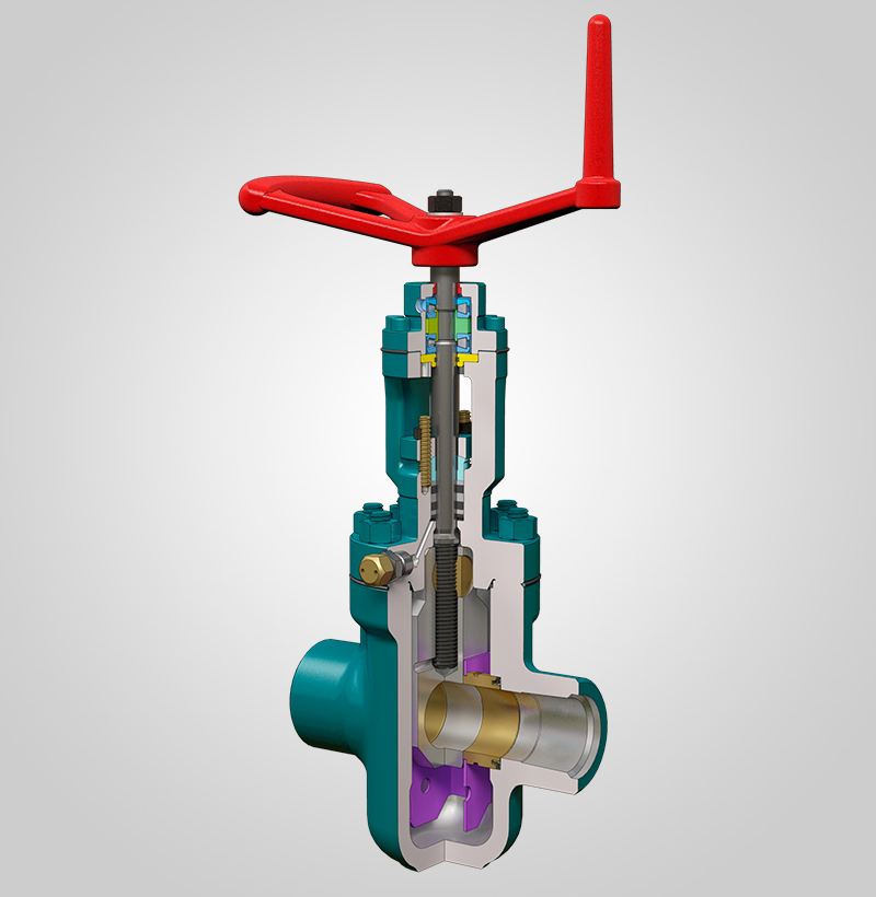 Model THT API 6A High Temperature Gate Valve - Moto Mecánica Argentina